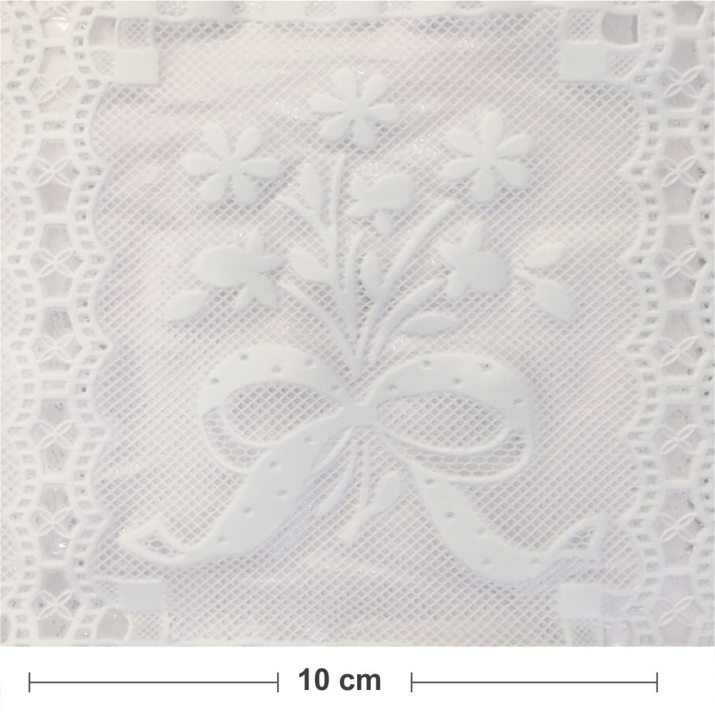 ROLO PVC RENDADO LISO LG0,50 DES.001/BRANCO - Niazi Chohfi