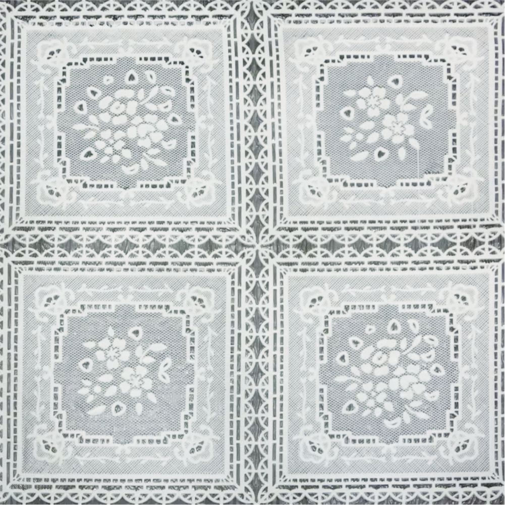 Rolo Pvc Rendado Liso Lg1,37 Des.002/branco - Niazi Chohfi