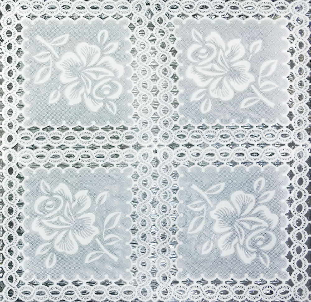 ROLO PVC RENDADO LISO LG1,37 DES.003/BRANCO - Niazi Chohfi