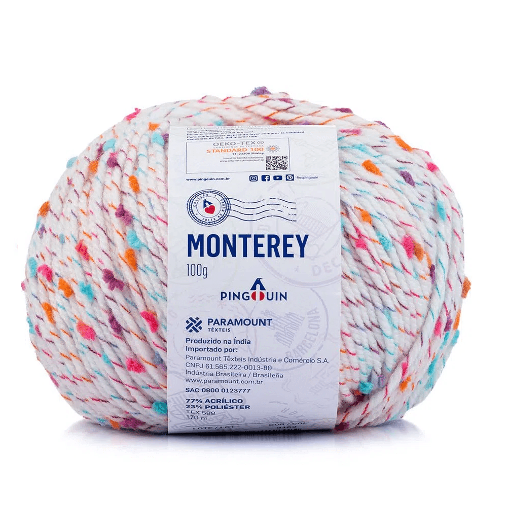 LINHA PINGOUIN MONTEREY 77%ACRI 23%POL 100G - Niazi Chohfi