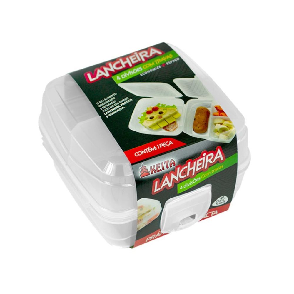 Lancheira Dupla Com Divisoria Translucida (lanc01) - Niazi Chohfi